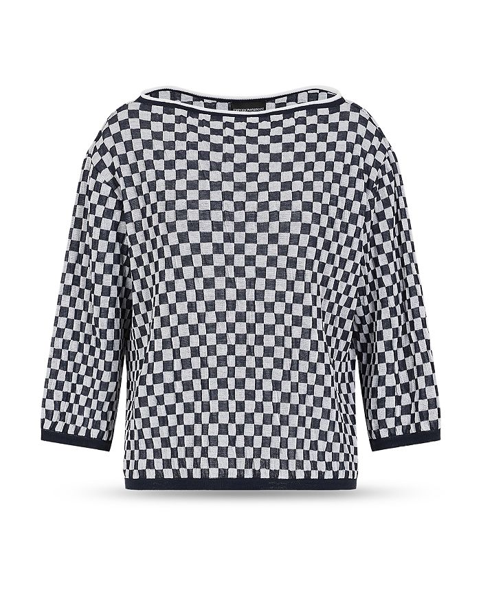 Armani Checkered Sweater | Bloomingdale's