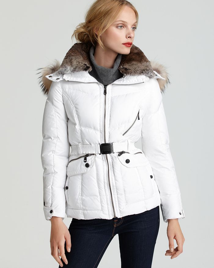 Andrew Marc Fur-Trim Coat | Bloomingdale's