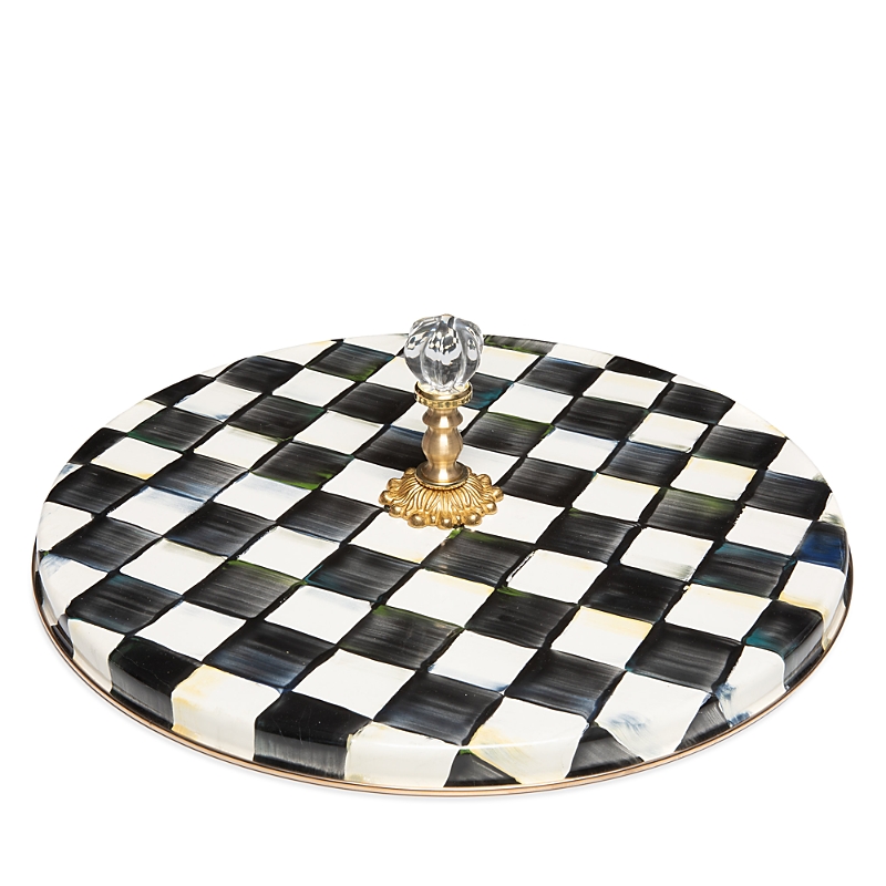 Click here for Mackenzie-Childs Courtly Check Enamel Cheese Cours... prices