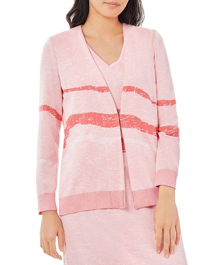 Misook Landscape Pattern Knit Cardigan | Bloomingdale's