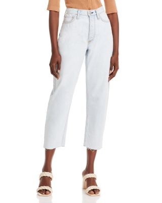 rag & bone Alissa Tapered Raw Hem Jeans in Primrose | Bloomingdale's