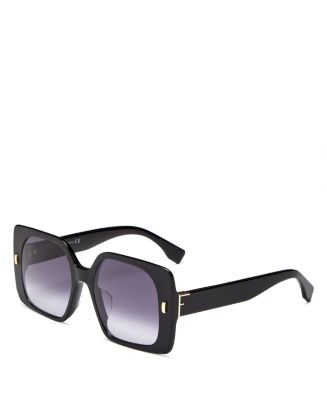 Fendi Square Sunglasses, 53mm | Bloomingdale's