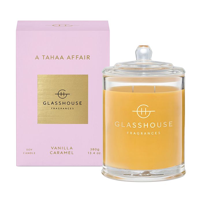 Glasshouse Fragrances A Tahaa Affair Candle, 13.4 oz. | Bloomingdale's
