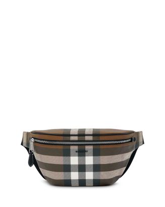 Burberry Check & Leather Bum Bag | Bloomingdale's