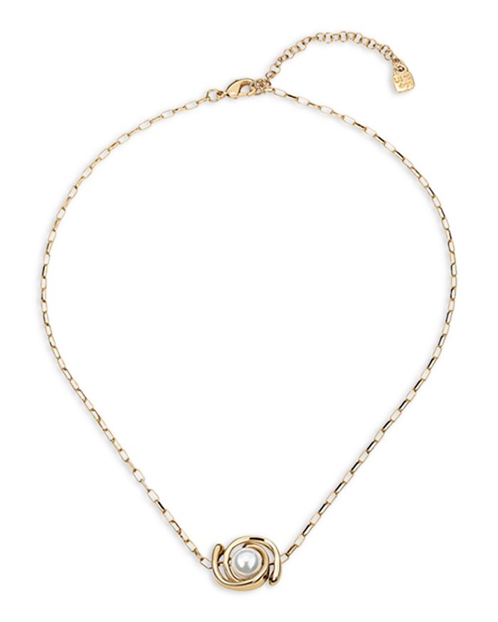 Uno de 50 Full Moon Mother Of Pearl Pendant Necklace in 18K Gold Plated ...