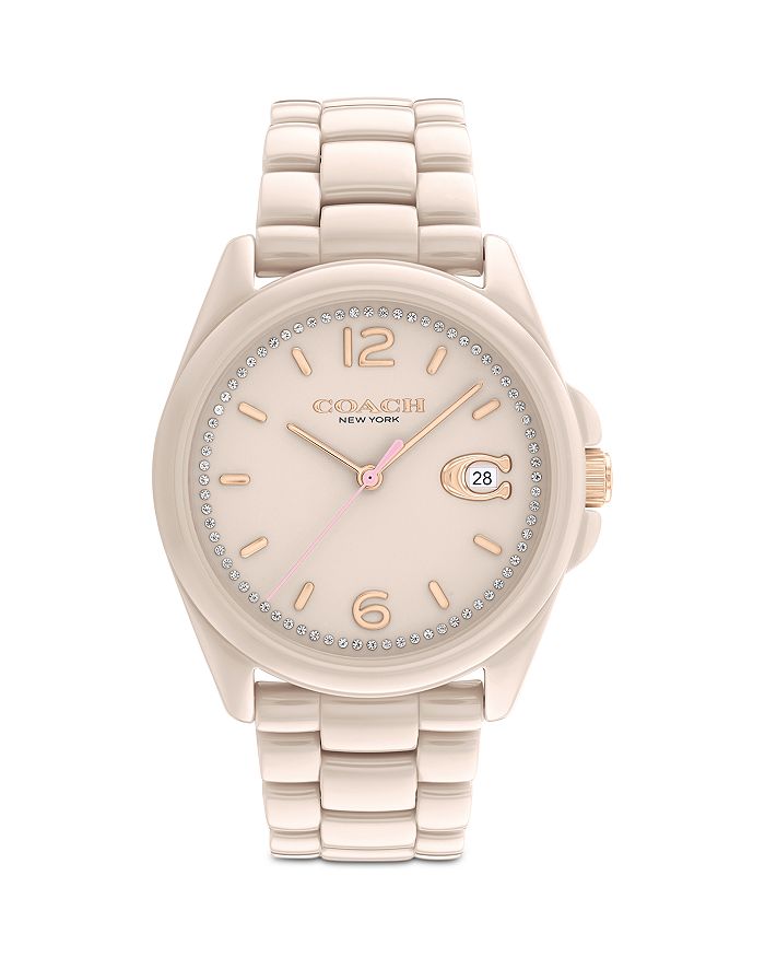 COACH Greyson Watch, 36mm | Bloomingdale's