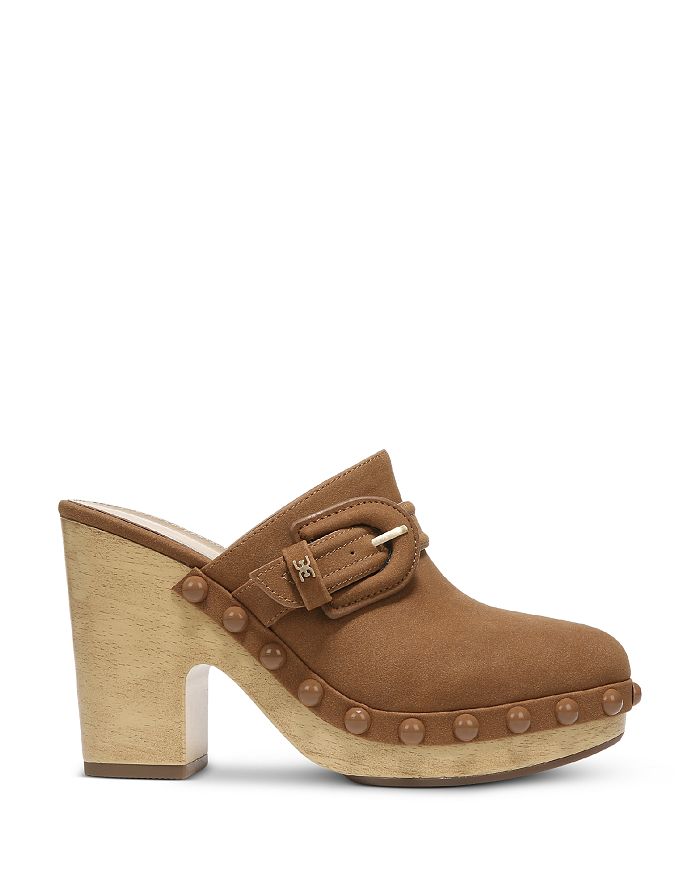 Sam Edelman Women's Nyla Studded Buckled Clogs | Bloomingdale's