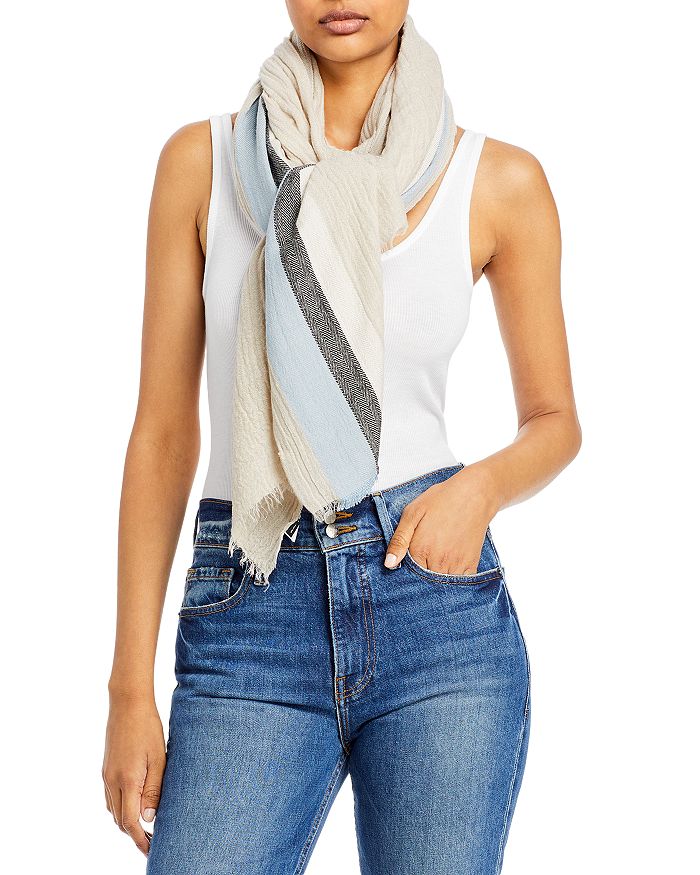 Echo Border Stripe Wrap | Bloomingdale's