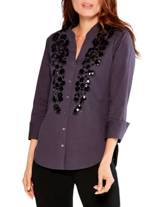 NIC+ZOE Evening Glam Shirt | Bloomingdale's