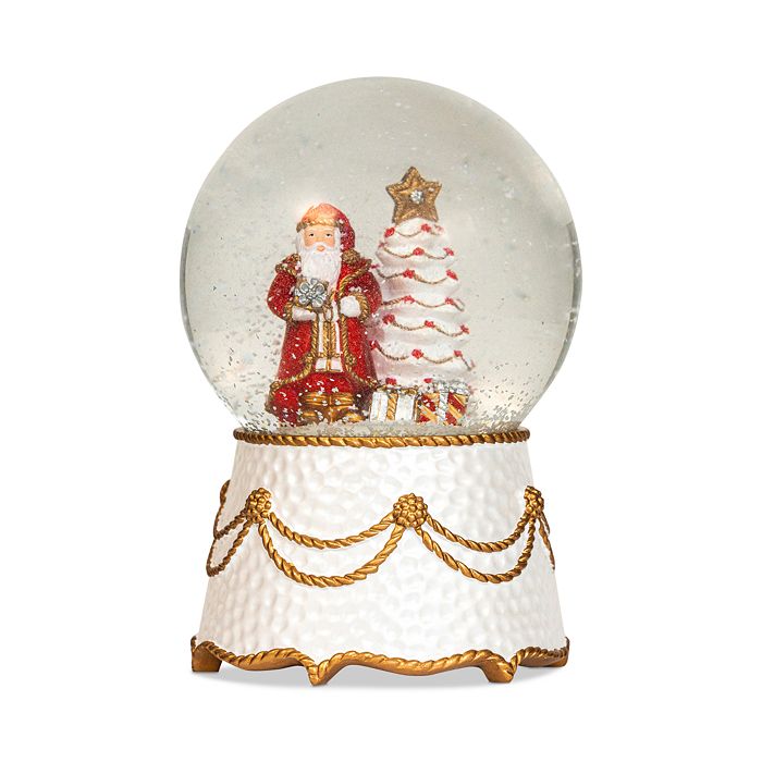 Juliska Santa & Tree Snow Globe | Bloomingdale's