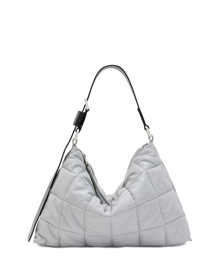 ALLSAINTS Edbury Quilted Leather Shoulder Bag | Bloomingdale's