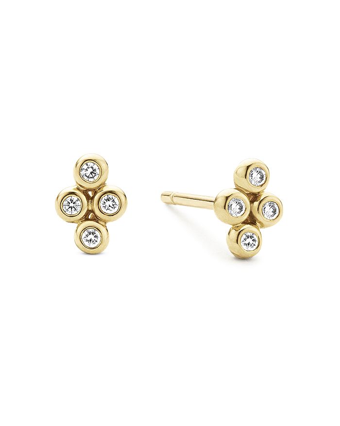 LAGOS 18K Gold KSL Diamond Mini Stud Earrings | Bloomingdale's