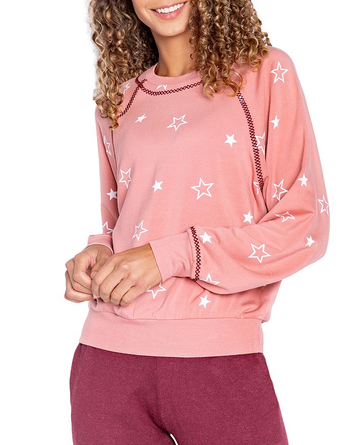 PJ Salvage Rick Rack Patty Wack Fleece Sleep Top | Bloomingdale's