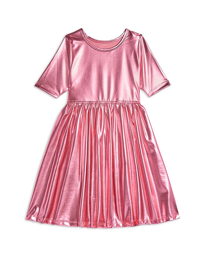 Pink Chicken Girls' Steph Metallic Dress - Little Kid | Bloomingdale's