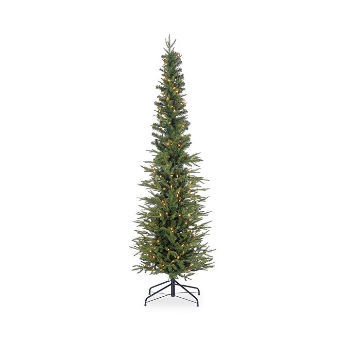 Gerson Company 6.5' Narrow Lighted Lincoln Pine Tree | Bloomingdale's