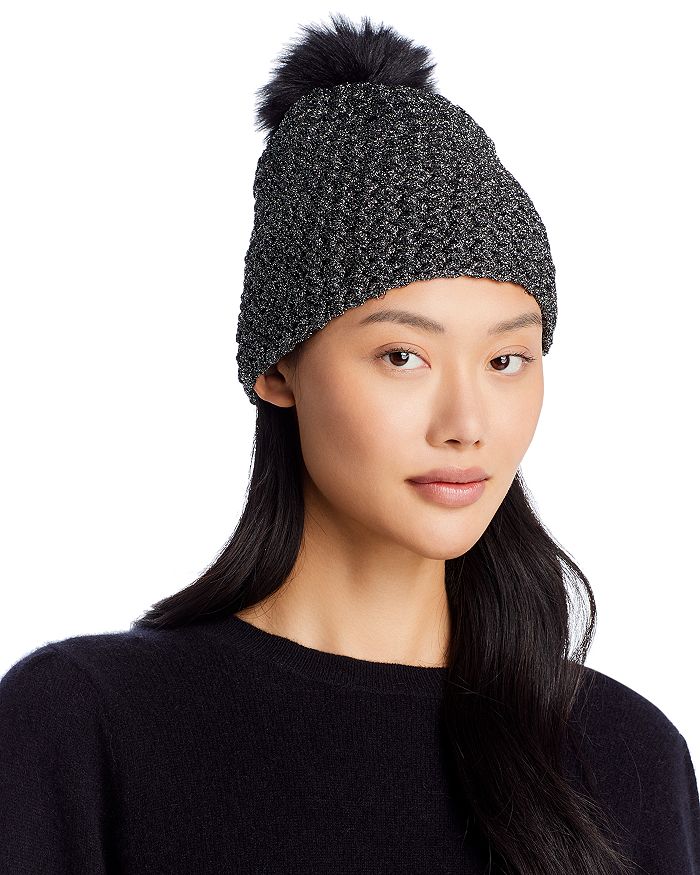 Surell Surrell Star Knit Beanie | Bloomingdale's