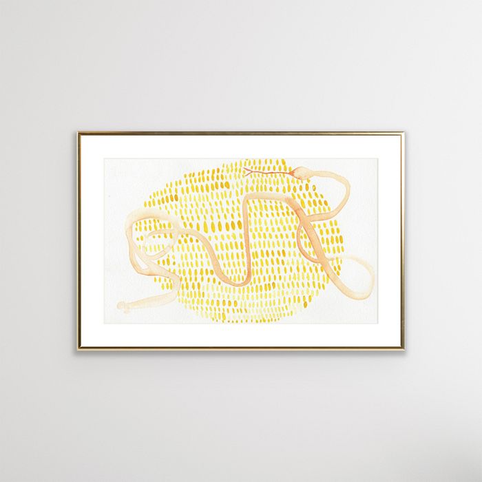 K-Apostrophe Birthright Giclée Print Framed in Vintage Gold ...