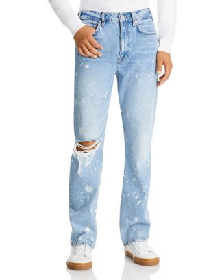 FRAME The Boxy Jean in Parnell Rips | Bloomingdale's