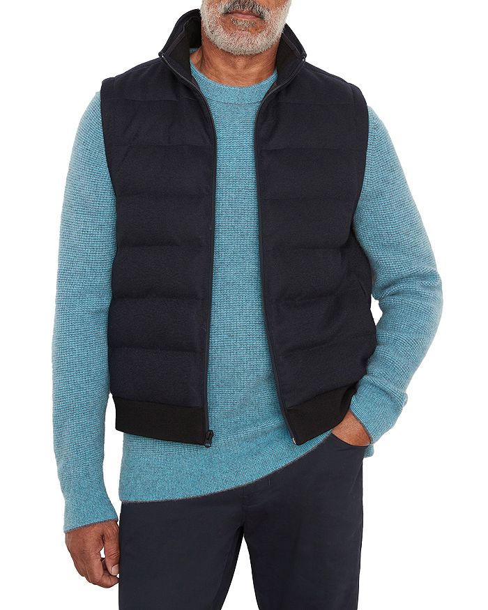 Vince Front Zip Knit Vest | Bloomingdale's