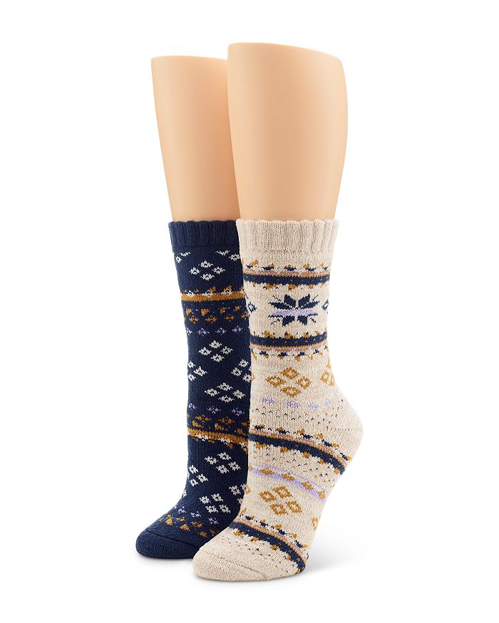 HUE My Favorite Fair Isle Socks, Set of 2 | Bloomingdale's