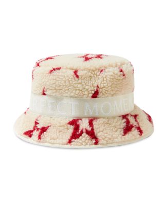 Perfect Moment Star Print Sherpa Hat | Bloomingdale's