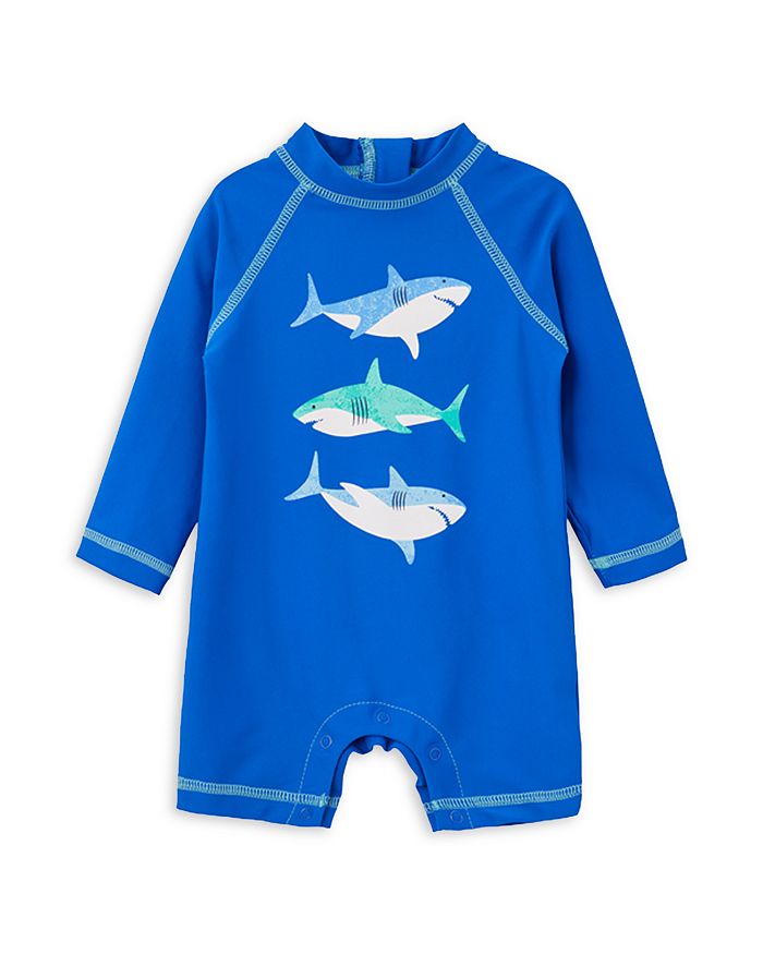 Little Me Boys' Shark Rash Guard Suit - Baby | Bloomingdale's