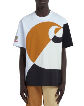 Marni WIP Color Block Logo Graphic Tee | Bloomingdale's
