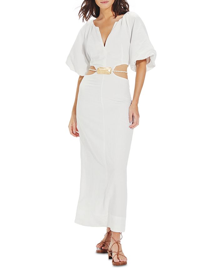 ViX Solid Tanya Cutout Dress | Bloomingdale's