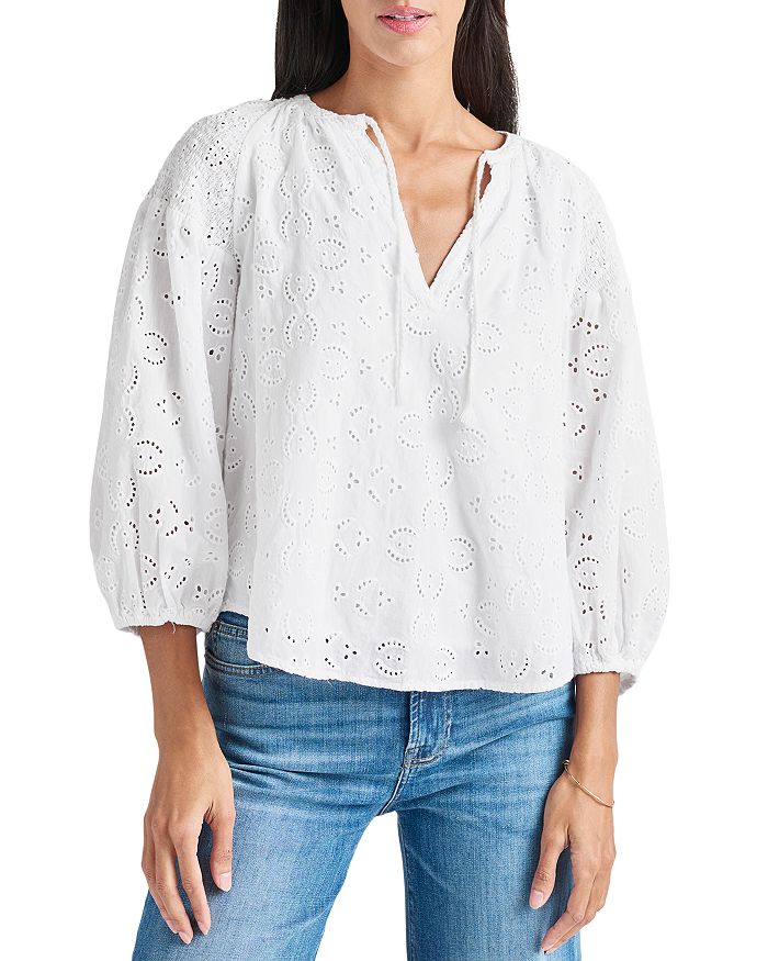 Splendid Taylor Eyelet Top | Bloomingdale's