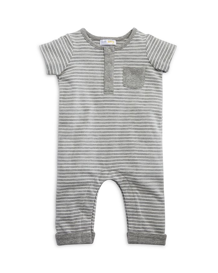 Bloomie's Baby Boys' Striped Coverall - Baby | Bloomingdale's