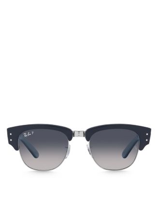 Ray-Ban Mega Clubmaster Polarized Sunglasses, 53mm | Bloomingdale's