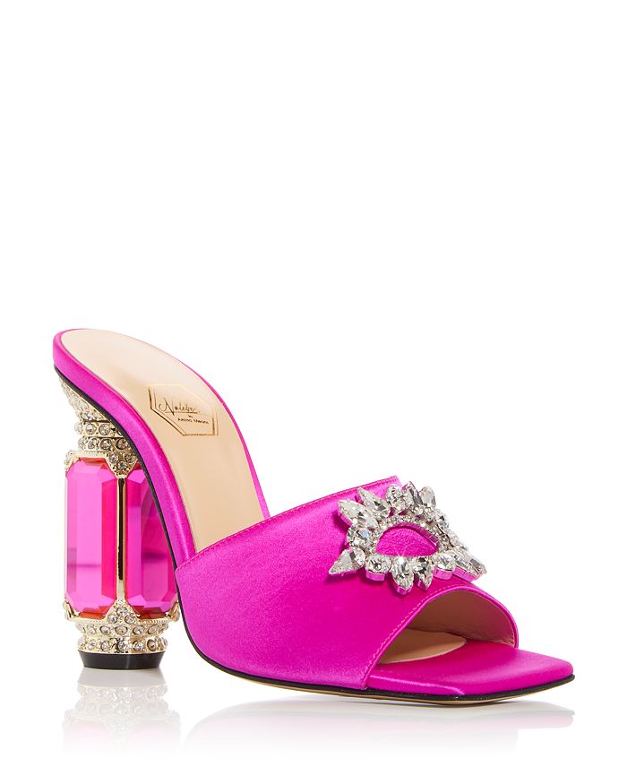 Nalebe Women's Aurum Embellished High Heel Slide Sandals | Bloomingdale's
