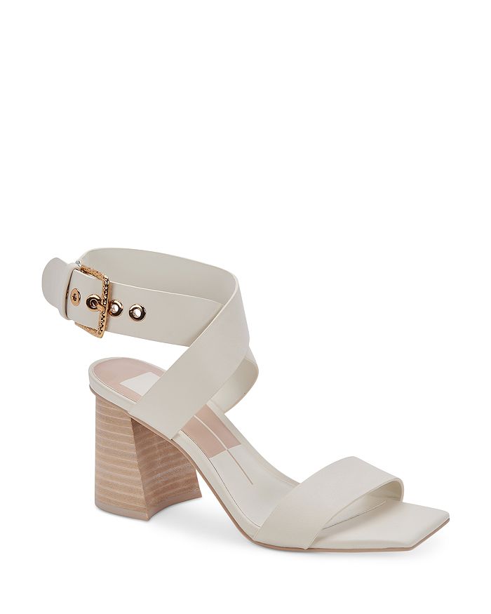Dolce Vita Women's Paytin Square Toe Crossover Strap High Heel Sandals ...