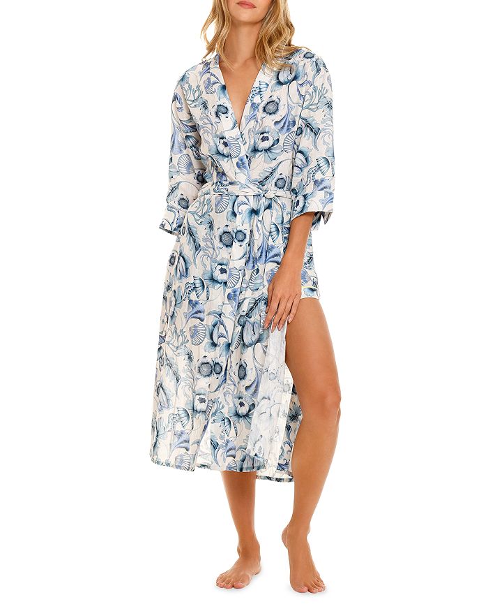 The Lazy Poet Sophie Blue Medusa Robe | Bloomingdale's
