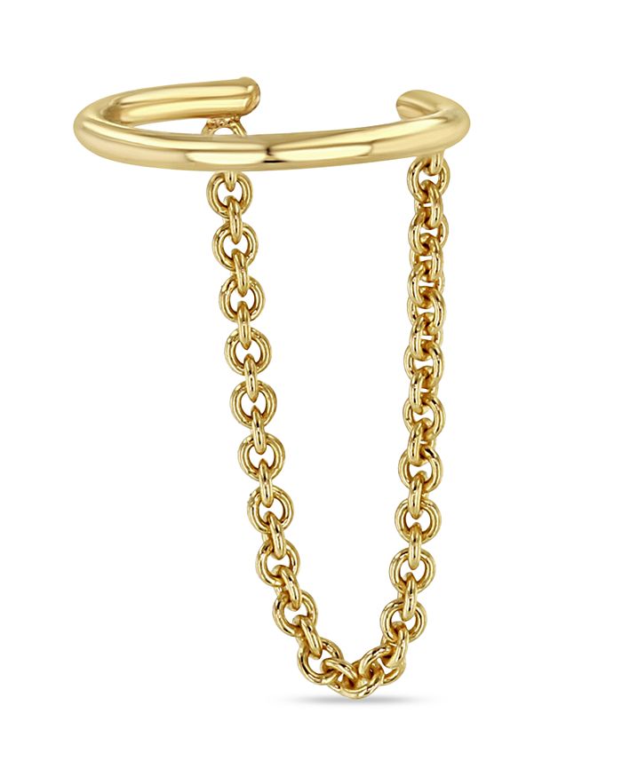 Zoë Chicco Zoe Chicco 14K Yellow Gold Simple Gold Chain Drape Single ...