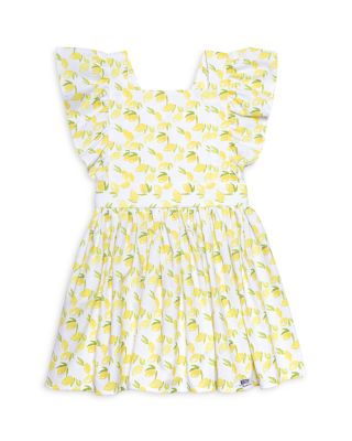 Worthy Threads Girls Vintage Inspired Dress in Lemons - Baby, Little ...