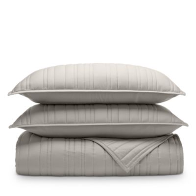 Click here for Boil & Branch Signature Stripe Quilt Set  Full/Que... prices