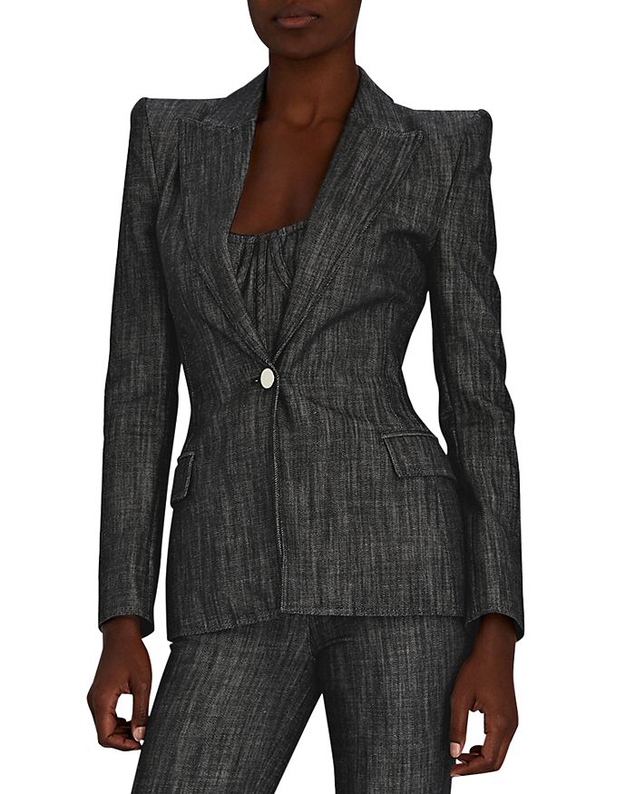 Sergio Hudson Strong Shoulder Blazer | Bloomingdale's