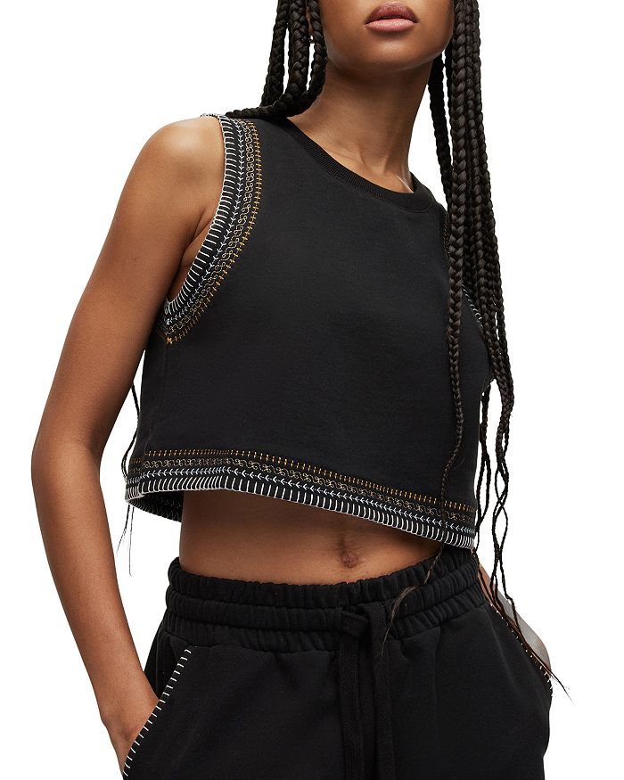 ALLSAINTS Crochet Lila Top | Bloomingdale's