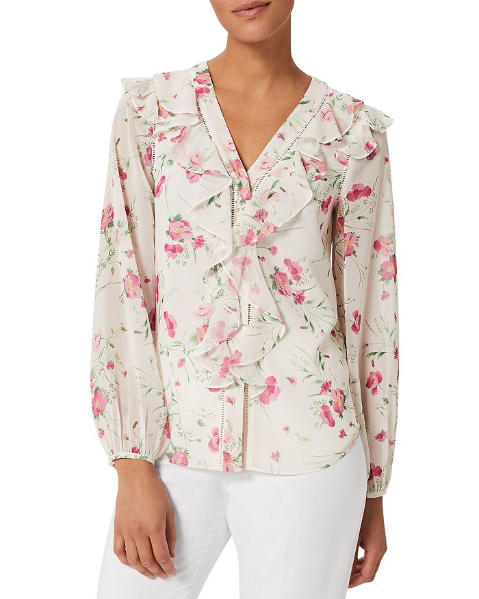 HOBBS LONDON Rosana Floral Top | Bloomingdale's