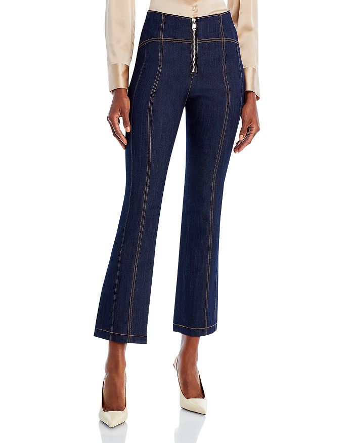Cinq à Sept Loren Flare Cropped Pants | Bloomingdale's