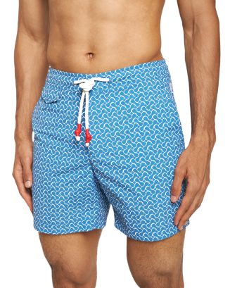Orlebar Brown Standard Geo Print Tailored Fit Swim Trunks | Bloomingdale's