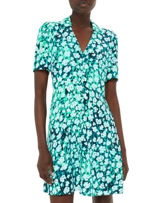 Whistles Rowan Floral Petal Mini Dress | Bloomingdale's Women