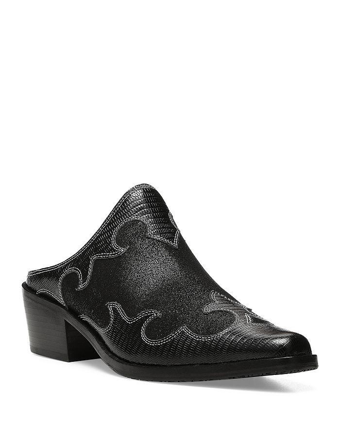 Donald Pliner Women's Western Pointed Toe Mules | Bloomingdale's