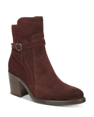 Sam Edelman Women's Simona Buckled Strap Block Heel Booties ...