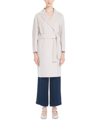 Max Mara Arona Short Wool Belted Coat | Bloomingdale's