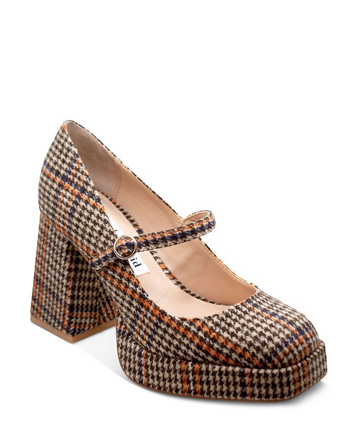 Charles David Women's Vivianna Houndstooth Mary Jane Platform Pumps ...