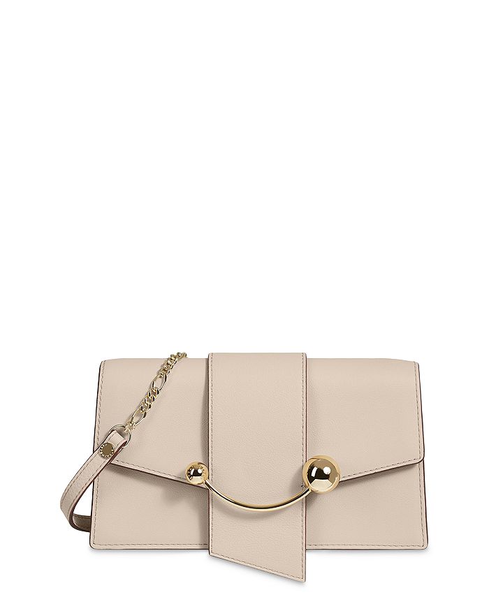 Strathberry Crescent On A Chain Leather Crossbody | Bloomingdale's