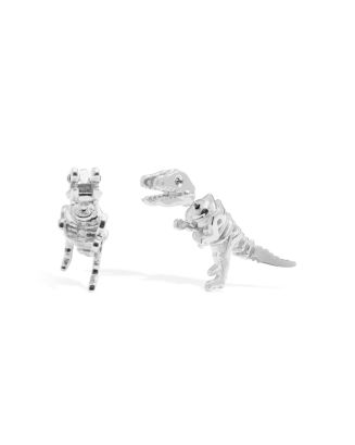 COACH Signature Pavé Rexy Front to Back Earrings in Silver Tone ...