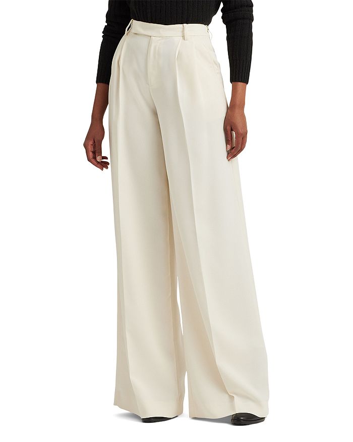 Ralph Lauren Extended Tab Wide Leg Pants | Bloomingdale's